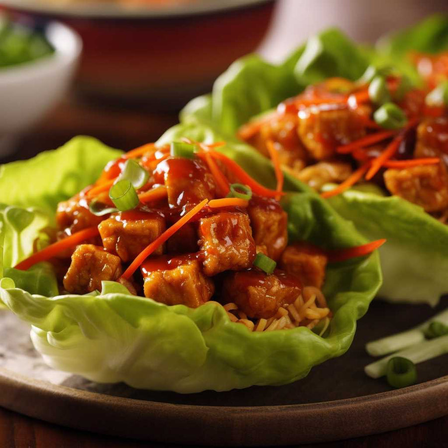 Schezwan Tempeh in Lettuce Cups - A Delightful Vegan Recipe | Zoh ...